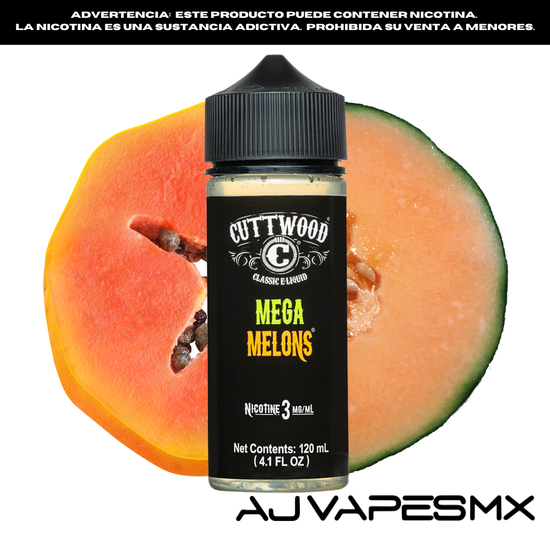 Mega Melons 120ml | CUTTWOOD – AJ Vapes Mx