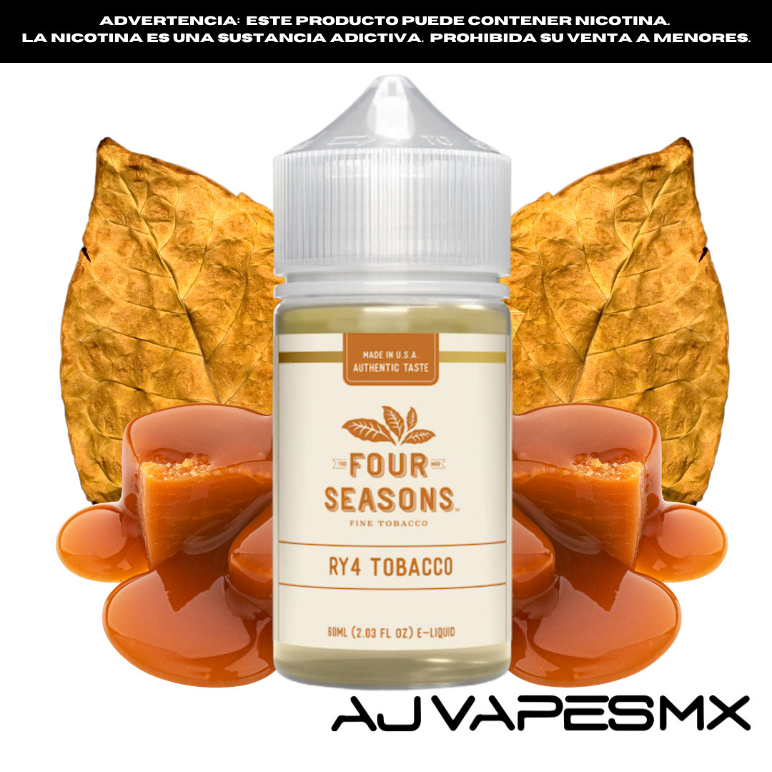 RY4 Tobacco 60ml | FOUR SEASONS – AJ Vapes Mx