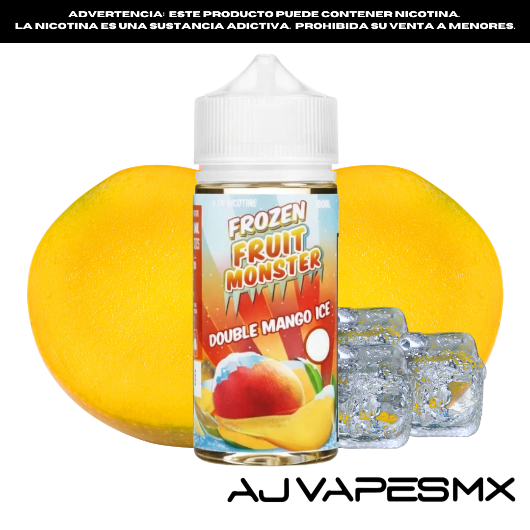 Double Mango Ice 100ml - FROZEN FRUIT MONSTER - AJ VAPES – AJ Vapes Mx