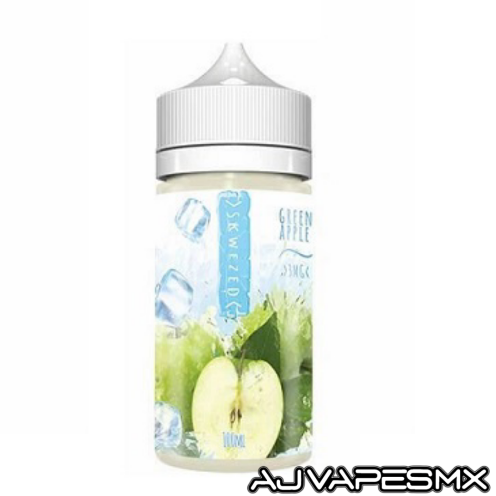 Green Apple Ice 100ml | SKWEZED - AJ VAPES MX – AJ Vapes Mx